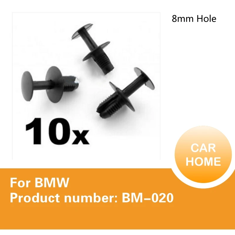 10x For BMW & Mini Bumper, Wheel Arch Lining & Splashguard Clips ...