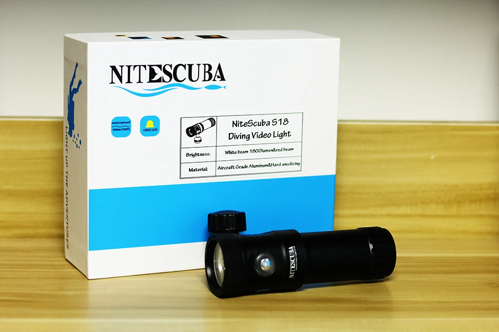 NiteScuba S18 светодиодный светильник для подводной съемки видео для ...