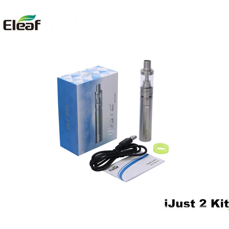Original eleaf ijust 2 kit com 2600 mah bateria 5.5ml 0.3ohm sub ohm ...