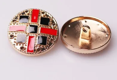 10 pieces New High grade metal Gold Drip oil jacket buttons Accessories ...