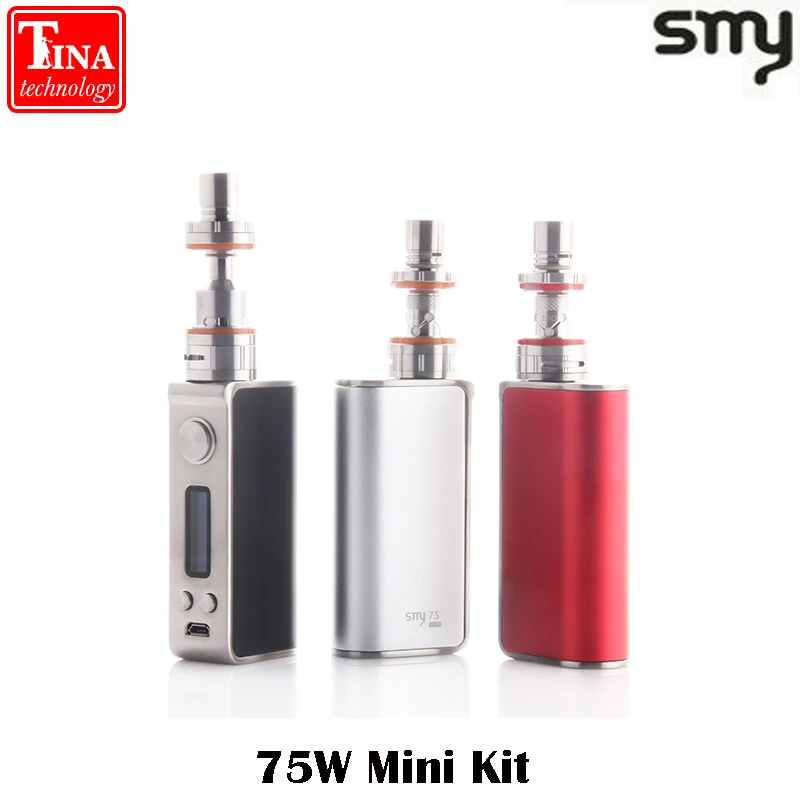 Original SMY 75 W Mini Kit Box Mod with Star Tank Atomizer Vape ...