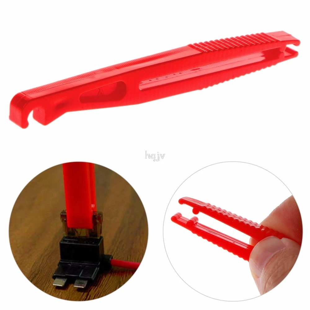 5pcs Car Auto Van Blade Fuse Puller Clip Holder Insert Removal Security Tool Fuse Puller Clip