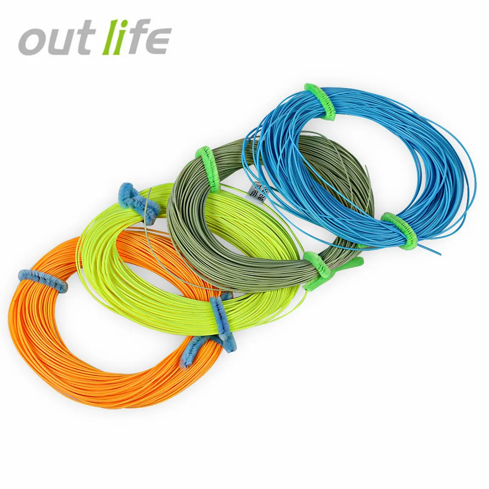 FL001 4 Colors Strong 30.5M Weight Forward Nylon Floating Fly Fishing ...