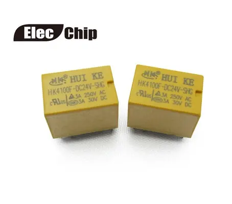 5pcs/lot Hk4100f-dc24v-shg Relay Hk4100f-dc24v Hk4100f 24 V Dip6 3a ...
