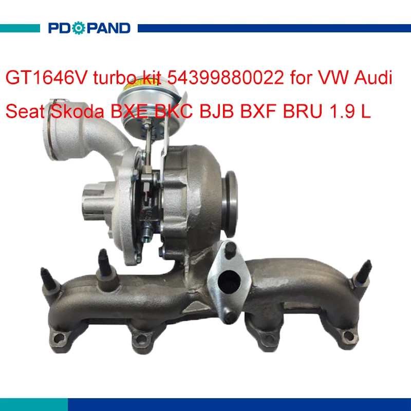 Gt1646v Engine Turbo Charger Kit 5439-988-0022 For Vw Audi Seat Skoda ...