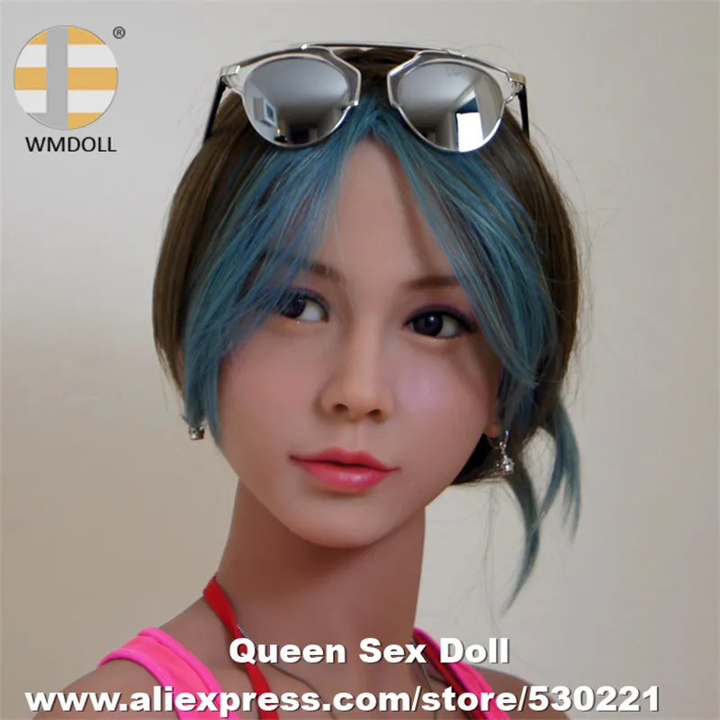 Wmdoll Top Quality Lifelike Sex Doll Heads For Japanese Real Adult Love Dolls Oral Sexy Toy For