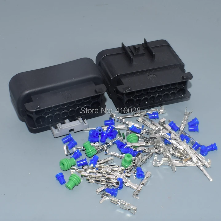 Shhworldsea 16-контактный 1,5 мм 2,8 мм черный герметичный разъем «папа ...