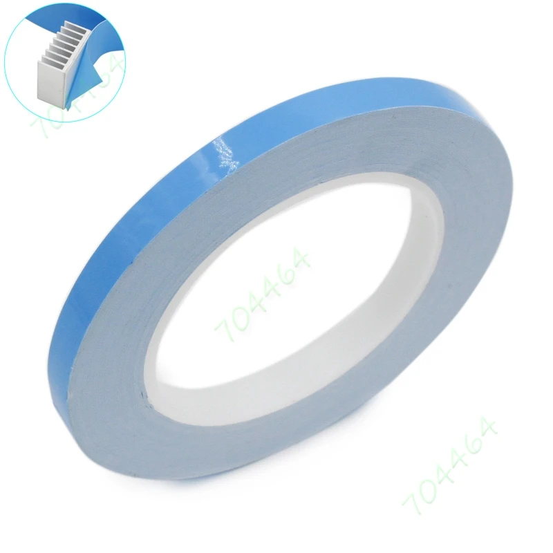 Cinta térmica conductora de silicona adhesiva de doble cara, 8mm x 20M ...