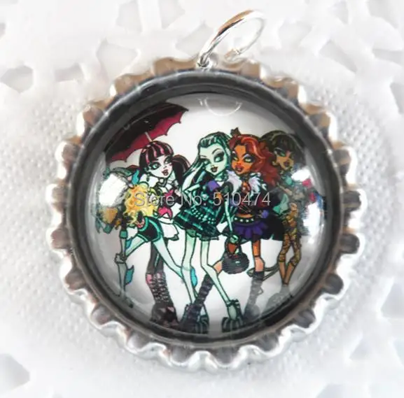 10pcs/lot Free shipping cheap wholesale Monster High charm pendant Kid ...