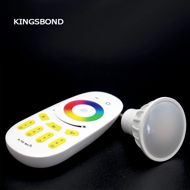 Milight AC110V 220V 4W GU10 RGBW LED Dimmable 2.4G Wireless Milight Led ...