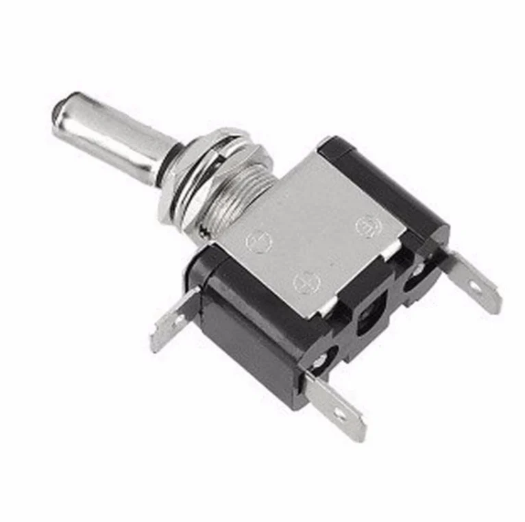 12V 20A ON/OFF Miniature Rocker Toggle Switch & Red Cover For ...