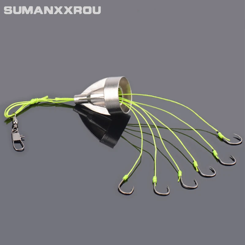 Aliexpress.com : Buy 4pcs Anti Winding 6 Swivel String Fishing Hook ...