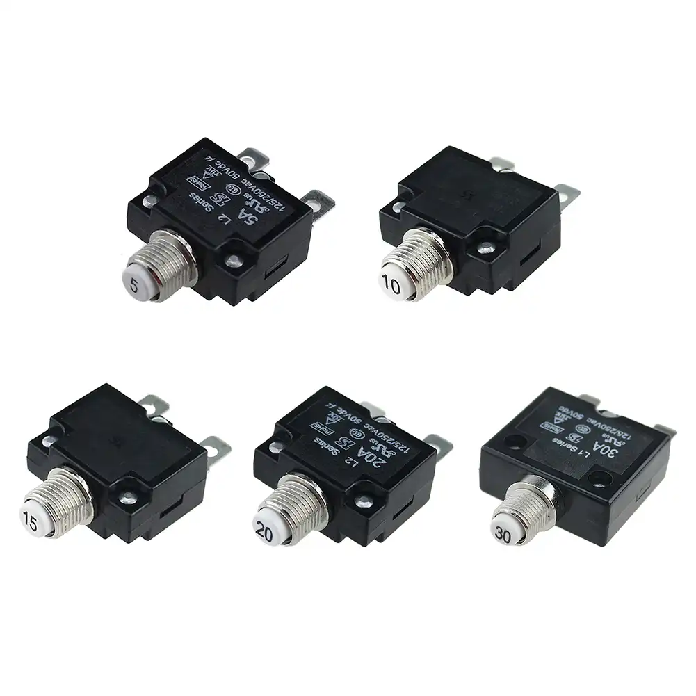 Circuit Breaker 5A/10A/15A/20A/30AMP Resettable Electric Protection Air ...