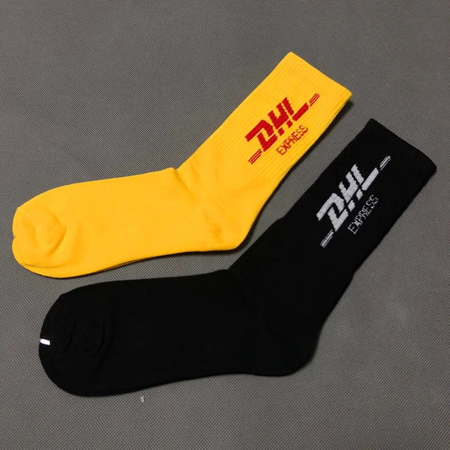 2019SS DHL Socks Express Harajuku Skarpetki Women Men Gift Kanye West ...