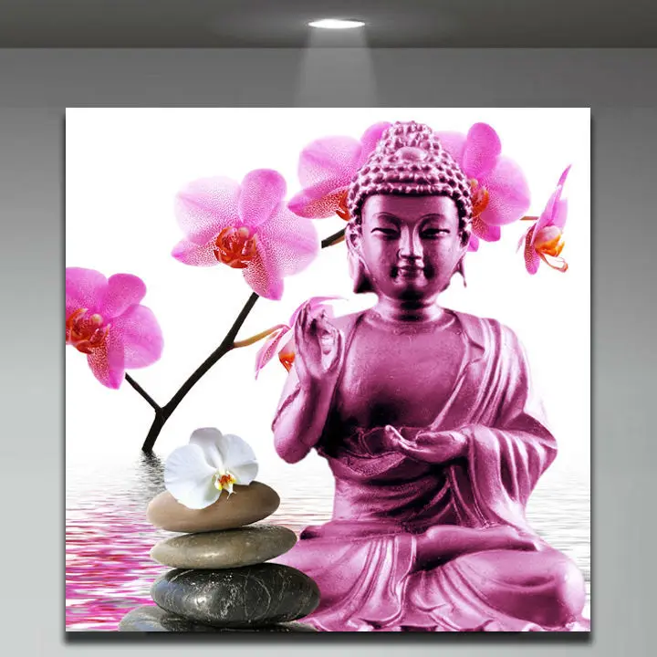Arte de pared de Buda impreso, pintura en lienzo, arte para decoración moderna del hogar ...
