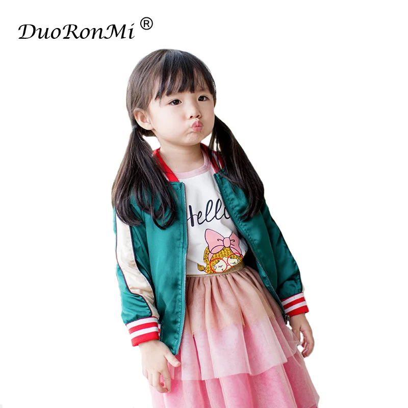 Girls Jackets Spring Windbreaker Baby Girl Clothes 2018 Brand Kids ...