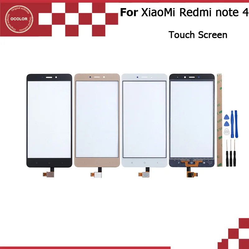 ocolor For XiaoMi Redmi note 4 Touch Pane Touch Screen Digitizer Sensor ...