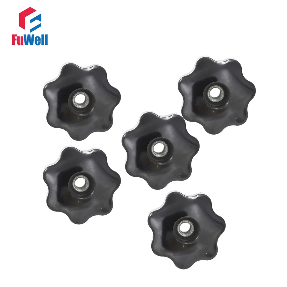 Aliexpress.com : Buy 5pcs M10 x 50mm Female Thread Nut Clamping Knob ...