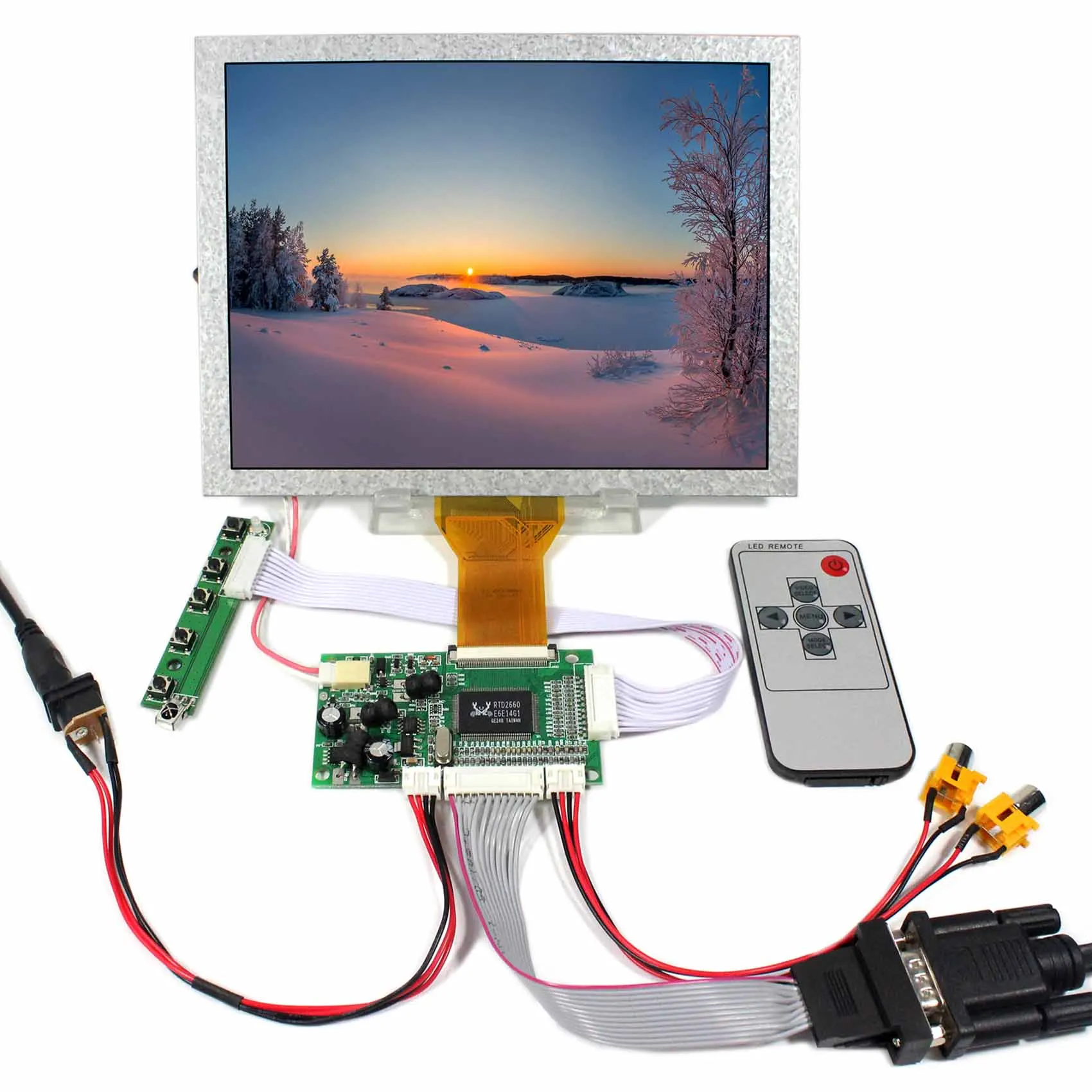 8inch Tft Lcd Display With Controller Board - Replacement Parts ...