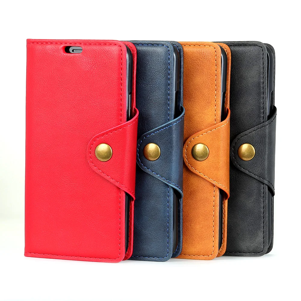 Luxury Leather Slim Simple Multi function Business Style Hard Back For ...