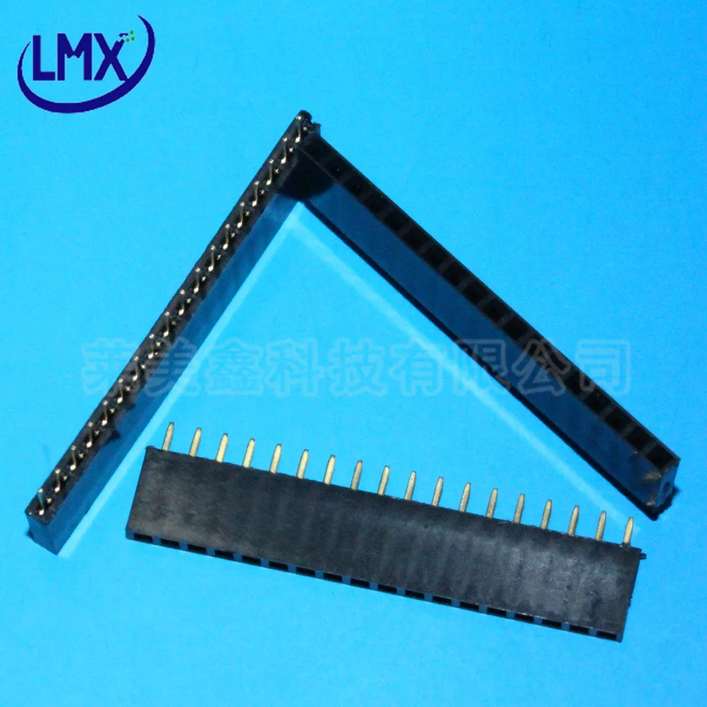 20pcs 18 Pin 2.54mm Single Row Straight Female Pin Header Connector ...