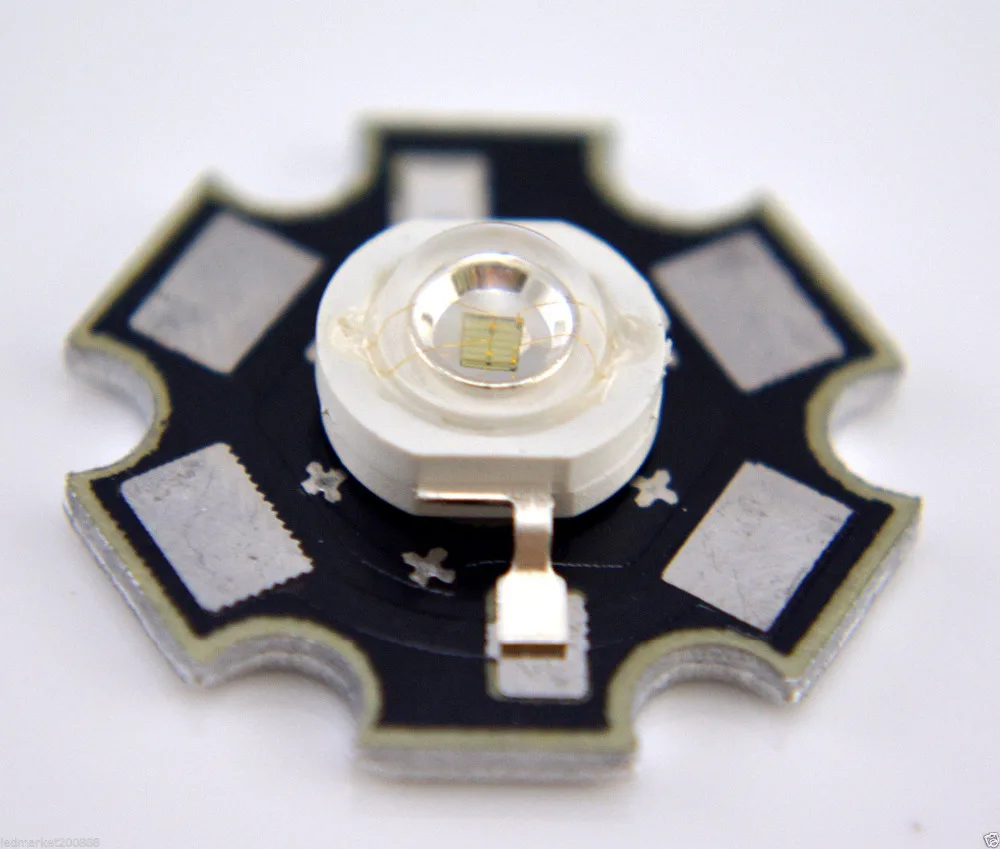 10PCS-3W-Royal-Blue-High-Power-LED-Emitter-700mA-450-455NM-with-20mm ...