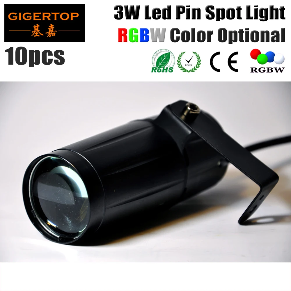 Cheap Price 10Pcs/Lot 3W LED Pin Spot Light White Color Spot Beam ...