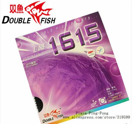 Double Fish 1615 long pips-out table tennis pingpong top sheet rubber ...