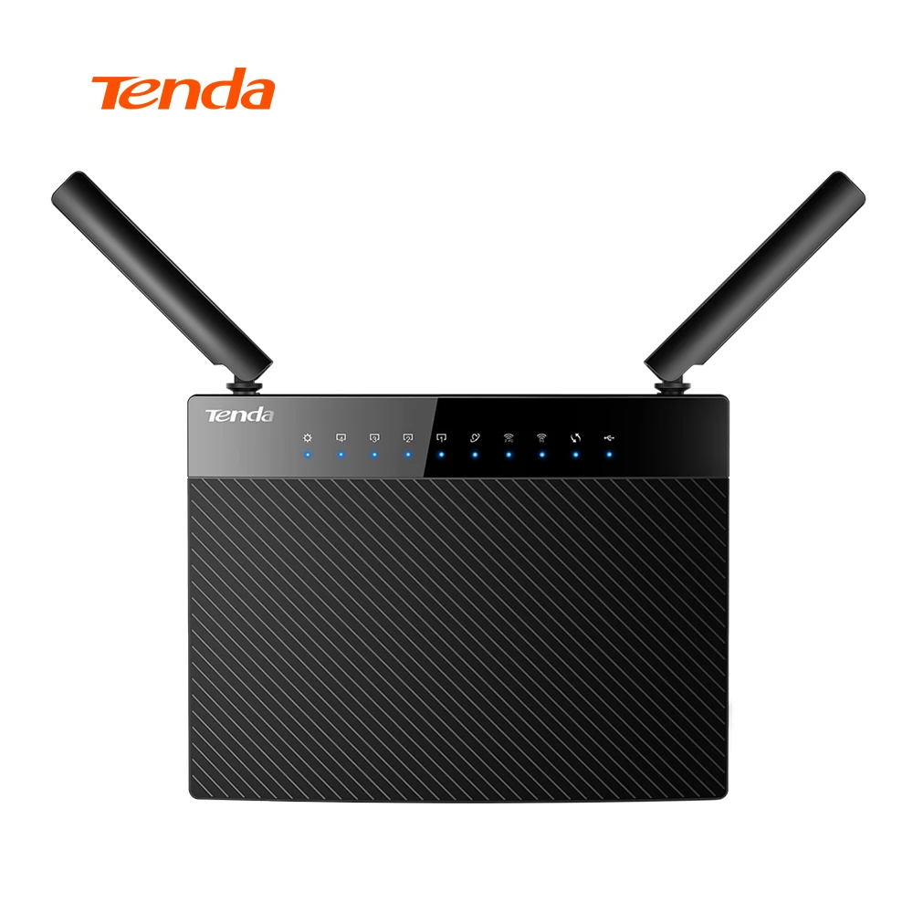 Tenda AC9 1200M Smart Dual Band 802.11AC 2.4G/5G Gigabit Wireless WiFi Router Repeater, Broadcom ...