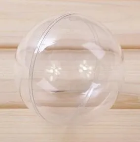 Clear Plastic Sphere Vase