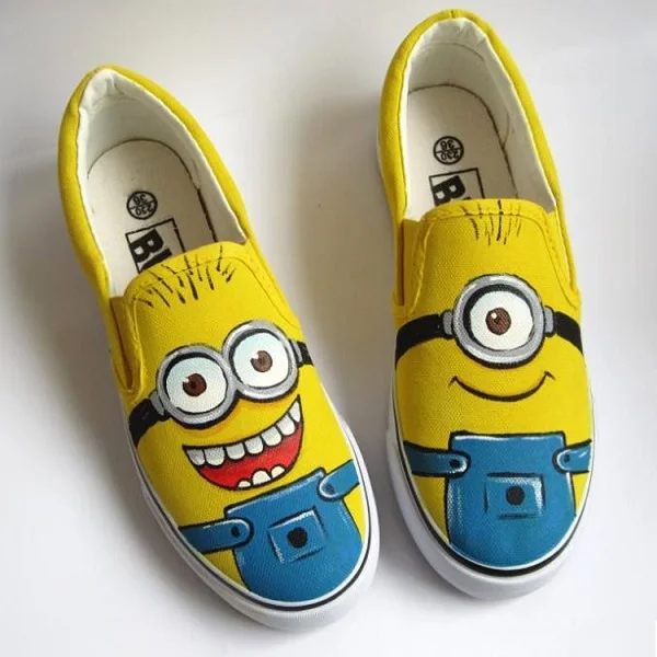 Despicable Me Minions Canvas Shoes For Men Minions Fashion Casual 2015 ...