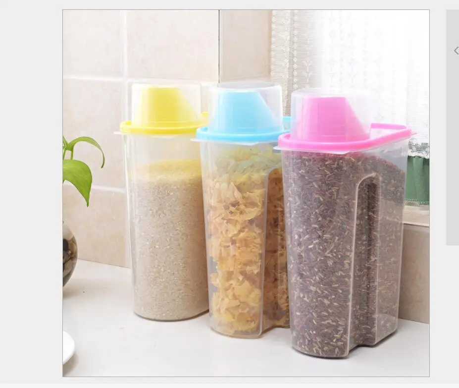 Food Storage Grain Sealed Cans Dry Dried Food Cereal Flour Storage Rice ...