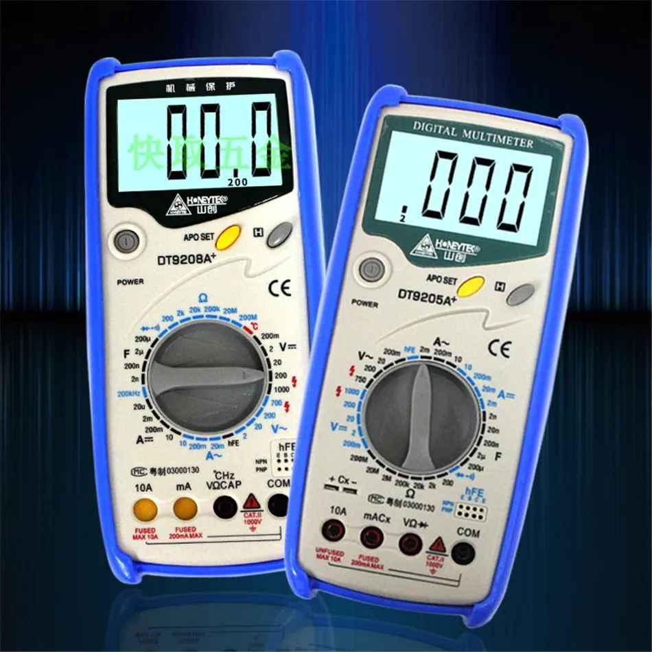HONEYTEK Mountain Multimeter 9205A Universal Table Digital Table ...