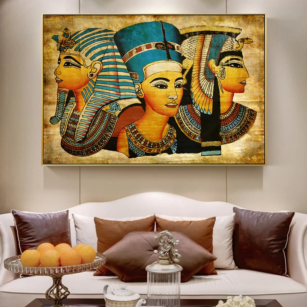 Ancient Egypt Wall Posters And Prints Protrait of Mysterious Cleopatra ...