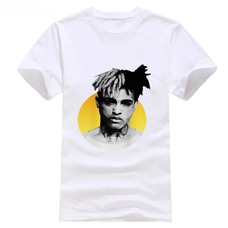 Tops Male Tshirt Men XXX Tentacion Maglietta Idea Regalo Maglia Rapper ...
