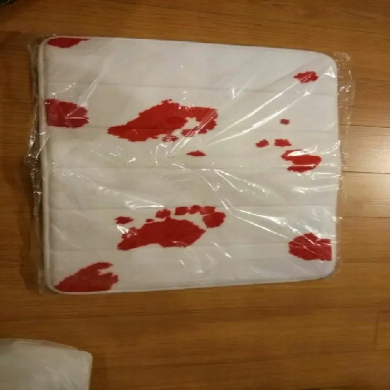 מוצר - Creative Blood Bath Mat Bathroom Water Slippery Toilet Carpet ...