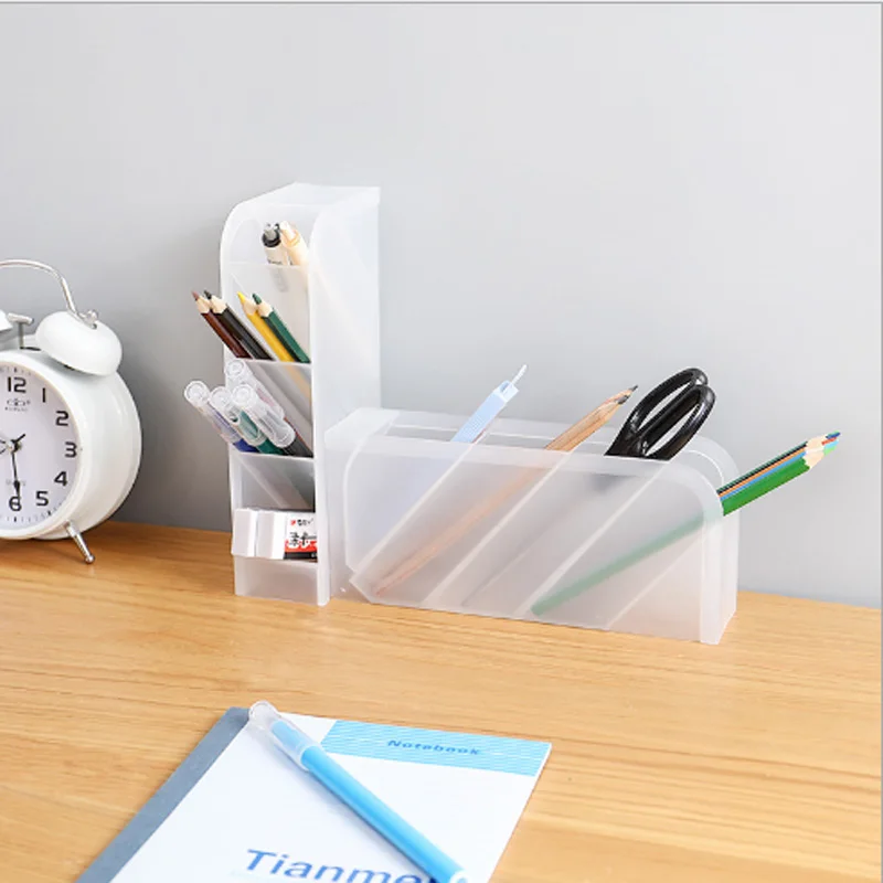 Desktop Storage Box Transparent Pen Grinding Inclined Multifunctional ...