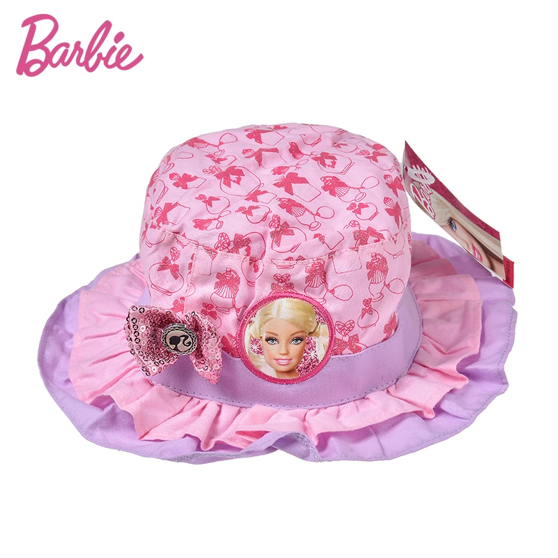 Barbie Fashion Hat for Kids Baby Summer Sun Hat Print Cotton Suncap ...
