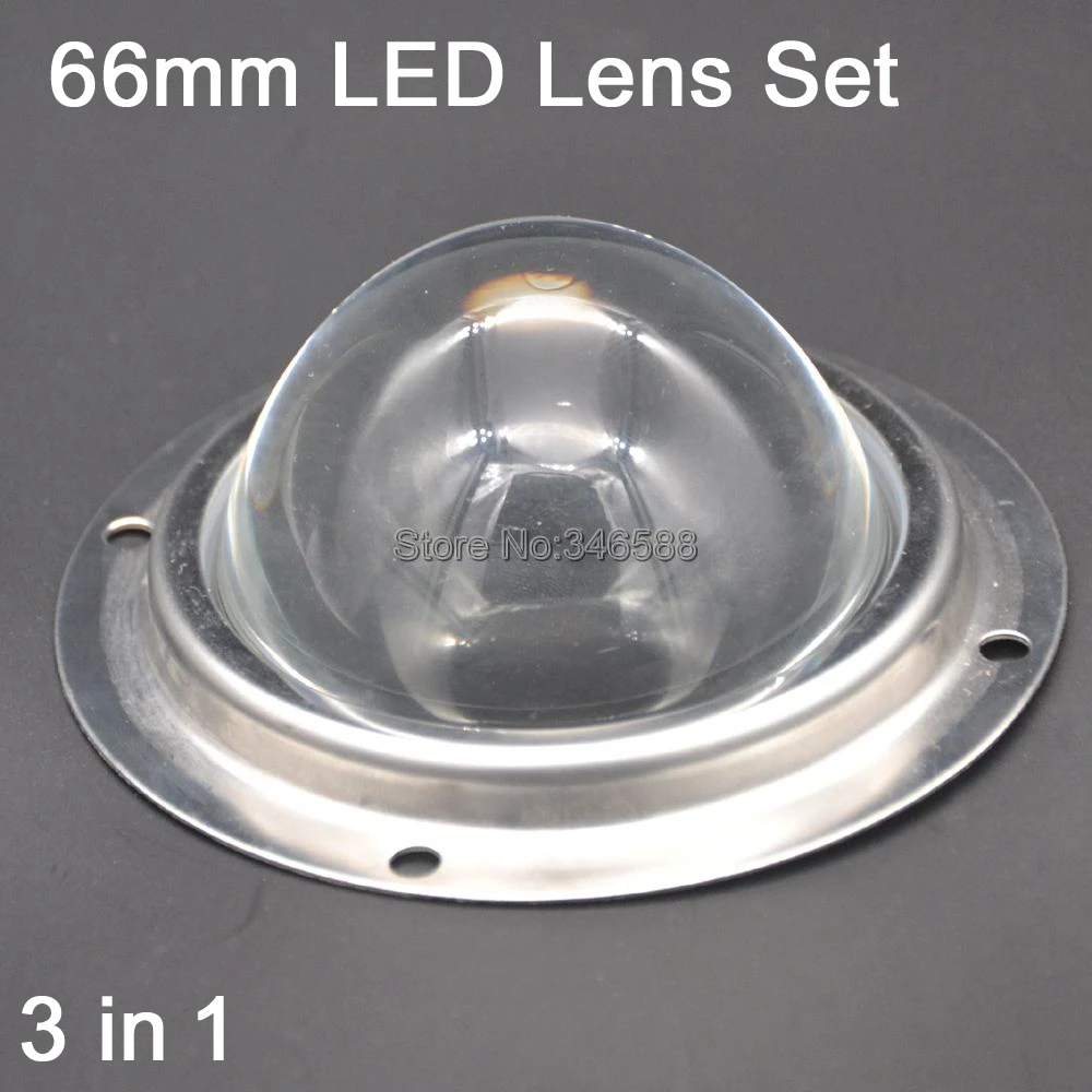 66mm 4 90 Deg Optical Glass Projector Concave Lens with Bracket ...