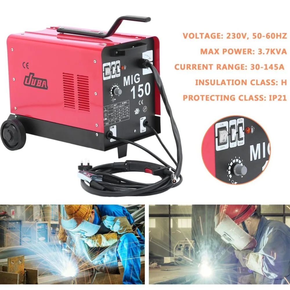 Professional 230V MIG-150 Welding Machine With Wheel Electric Welding ...