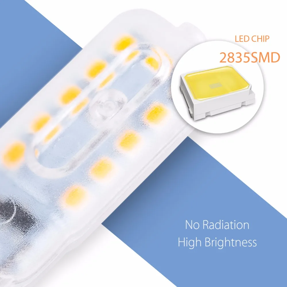 G9 LED Lamp 220V Corn Bulb LED G9 Spotlight Replace Halogen Lamp 2835 ...