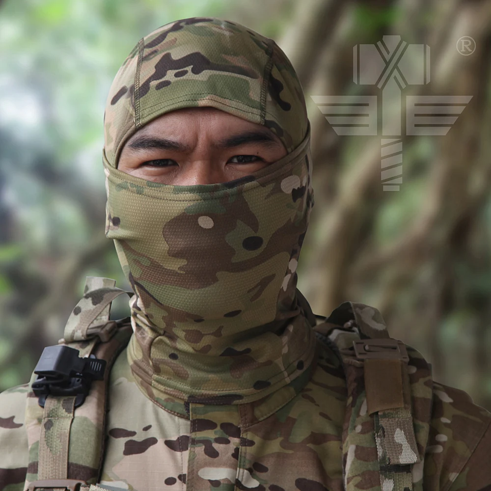 Outdoor Tactical Camouflage Scarf Balaclava Quick Dry Hood Mask Hunt ...