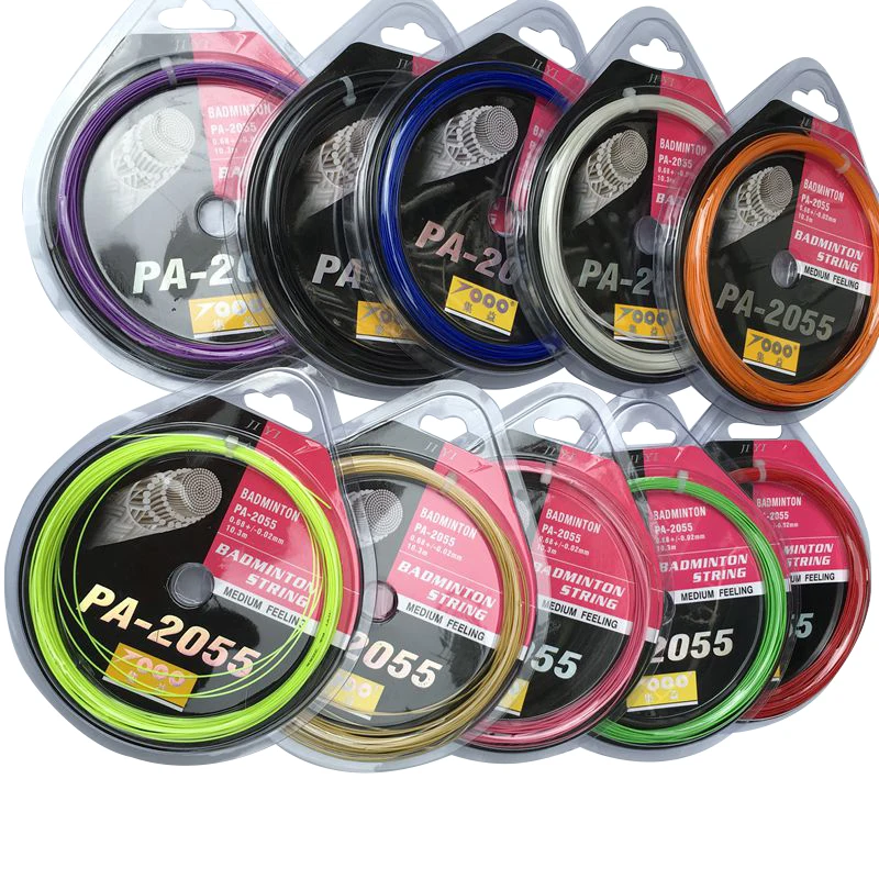 10 Pcs Topo Pa-2055 Training Badminton String ,10m Badminton Racket ...