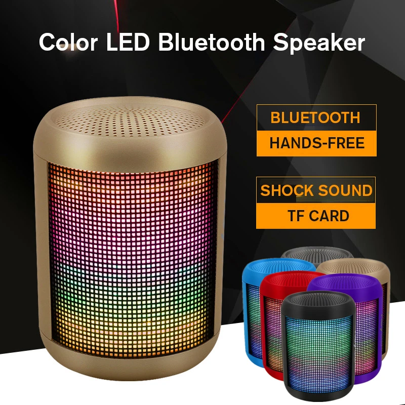 Rainbow LED Portable Bluetooth Speaker (Various Colors) - Queerks™