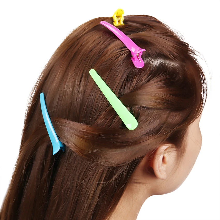 10PCS-Multicolor-Professional-Hair-Clips-Plastic-Hair-Clip-Hair-Styling ...
