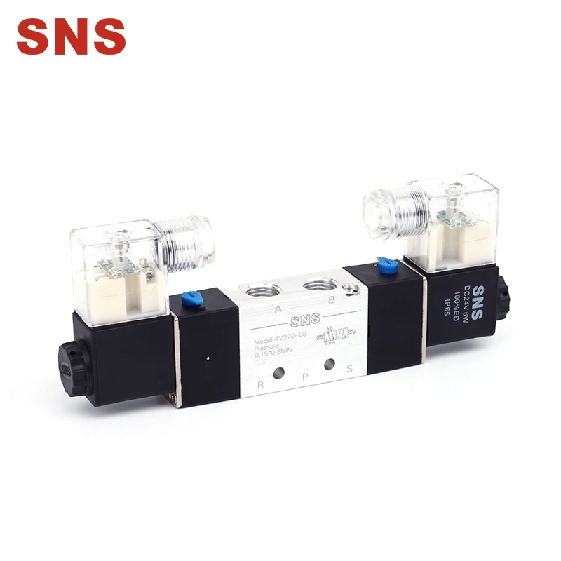 SNS-4V220-06-DC24V-5-2-Port-1-8-Inlet-Double-Coils-Pilot-Operated ...