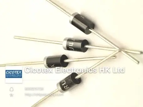 Free shipping 10pcs RU4A 3A 600V DO 15 Fast Recovery Rectifier Diode ...