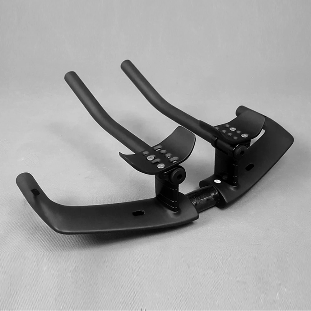 Fibra de carbono 420mm veces prueba TT triatlón bicicleta manillar ...