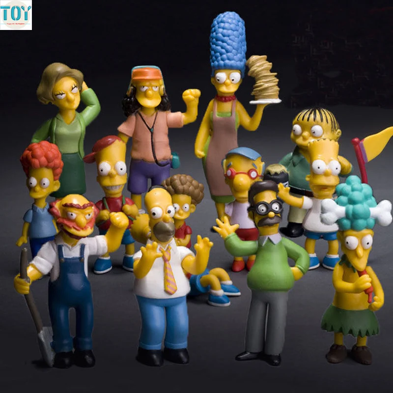 Aliexpress.com : Buy New 14 PCS The Simpsons Family Toys Anime Cartoon ...