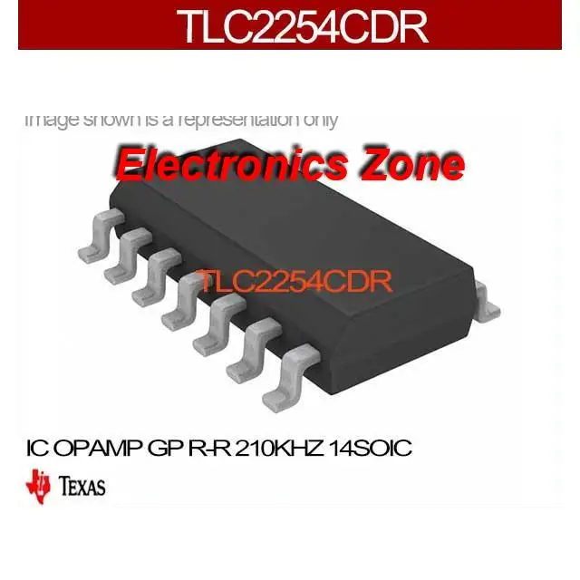 TLC2254CDR IC OPAMP GP R R 210KHZ 14SOIC TLC2254CDR 2254 TLC2254 ...